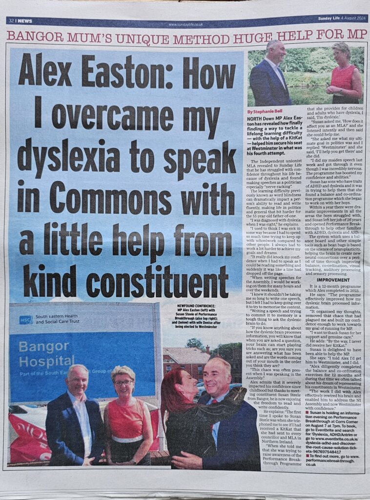Overcoming Dyslexia - Alex Easton's Journey To Westminster With ...